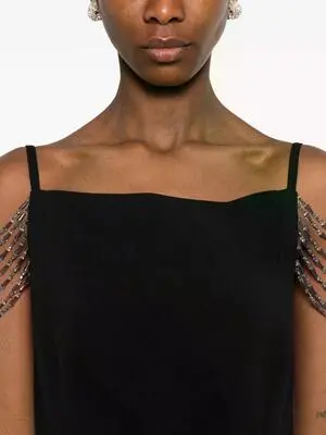 Pinko Chain Strap Dress - Black