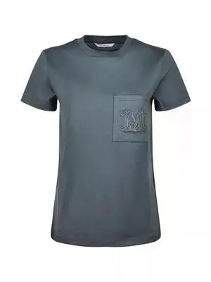 Max Mara Chest-pocket T-shirt - Grey