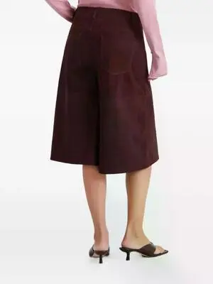 Marella Burgundy Wide-leg Trousers