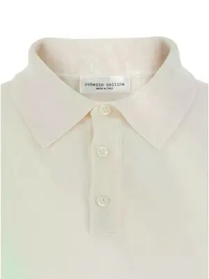 ROBERTO COLLINA Crew-neck Ribbed T-shirt - Neutrals