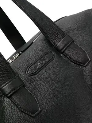Brioni Logo-patch Leather Luggage