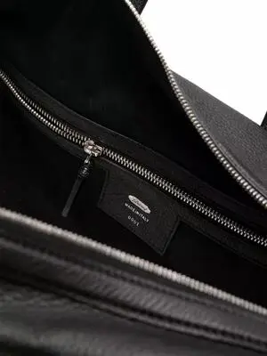 Brioni Logo-patch Leather Luggage