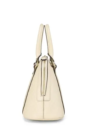 Gucci Microguccissima Leather Dome Boston Bag - White