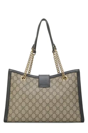 Gucci Original Gg Supreme Bee Padlock Shoulder Bag