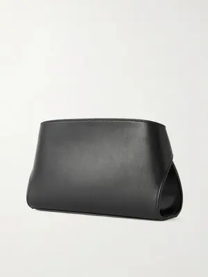 FERRAGAMO Hug Embellished Textured-leather Shoulder Bag