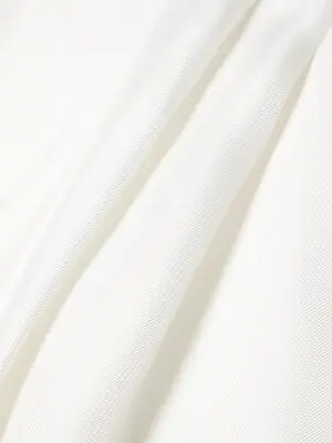 LISA YANG Pleated Silk-twill Shorts