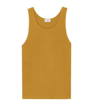 Saint Laurent Scoop Neck Sport Tops For Men