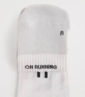 On Organic Cotton-blend Core Run Low Socks