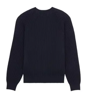 Saint Laurent Cotton Crew-neck Sweater - Blue
