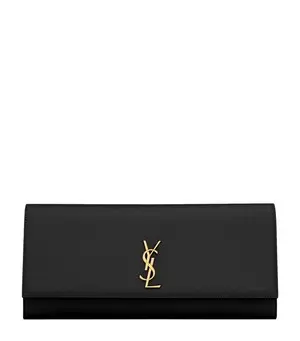 Saint Laurent Kate Chain Wallet - Black