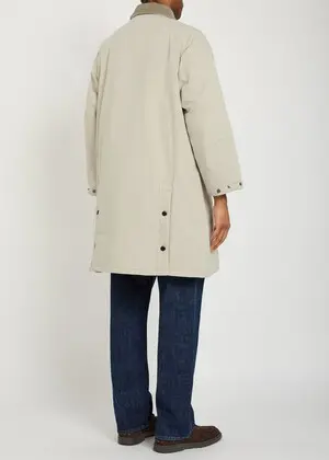 Barbour Exmoor Padded Cotton-blend Jacket - Beige
