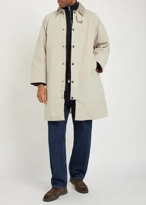 Barbour Exmoor Padded Cotton-blend Jacket - Beige