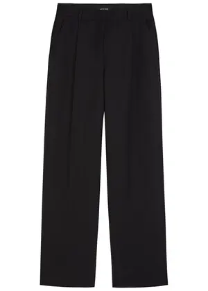 ANINE BING Trent Straight-leg Canvas Trousers