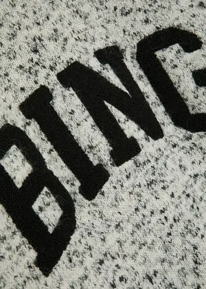 ANINE BING Sydney Logo-appliquéd Knit Jumper - Multicoloured