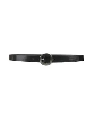 Dsquared2 Leather Belt With Buckle And Logo - Black