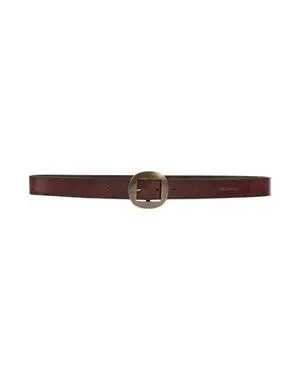 Dsquared2 Leather Belt With Buckle And Logo - Brown