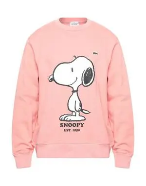 Lacoste X Peanuts Organic Cotton Sweatshirt - Salmon Pink