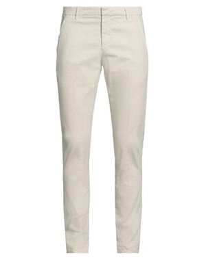 DONDUP DONDUP Military Cotton Stretch Twill Chino Pants Ivory