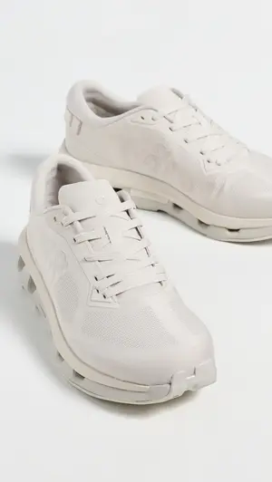 On Cloudze Running Sneakers - Pearl/truffle