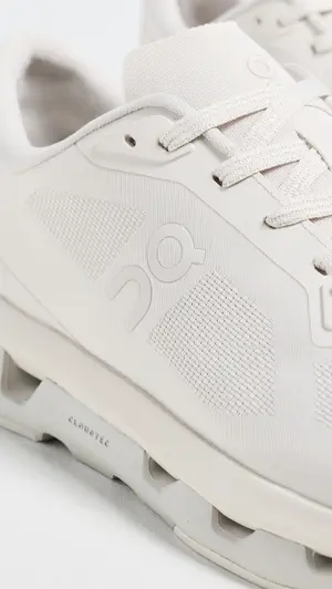 On Cloudze Running Sneakers - Pearl/truffle