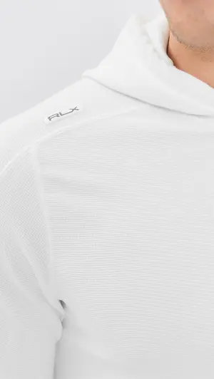 Rlx Ralph Lauren Long Sleeve Tech Waffle Knit Hoodie