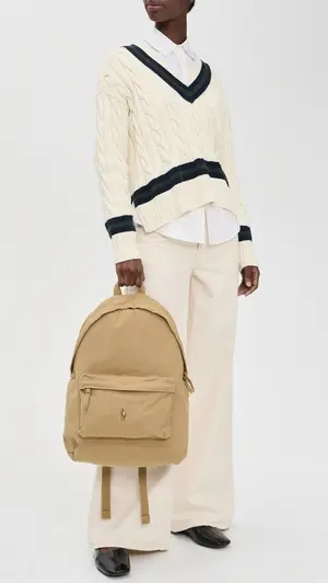 Polo Ralph Lauren Canvas Zipper Backpack