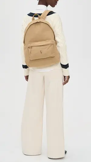 Polo Ralph Lauren Canvas Zipper Backpack