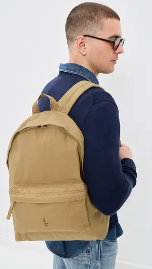 Polo Ralph Lauren Canvas Zipper Backpack