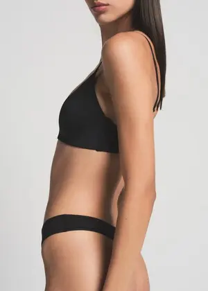 SKIMS Wireless Stretch-jersey T-shirt Bra - Black
