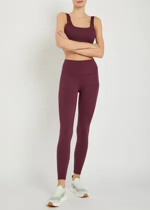 Varley Freesoft Stretch-jersey Leggings - Burgundy