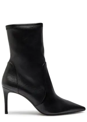 STUART WEITZMAN Power 75 Leather Mid-calf Boots