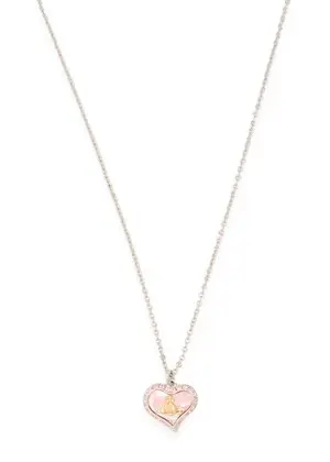 VIVIENNE WESTWOOD Petra Heart Necklace - Pink