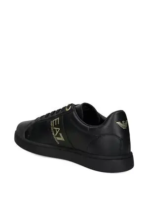 EA7 Classic Leather Sneakers - Black