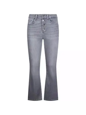Liu Jo High-rise Five-pocket Bootcut Jeans - Grey