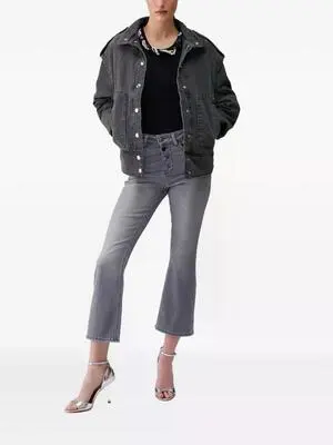 Liu Jo High-rise Five-pocket Bootcut Jeans - Grey