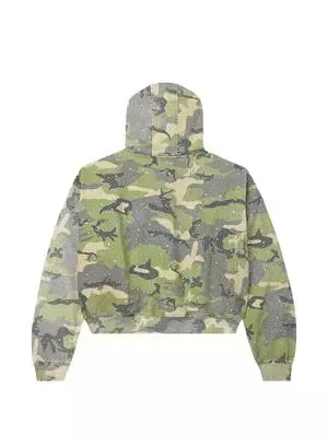 VALE FOREVER Crystal-embellished Camouflage Jacket