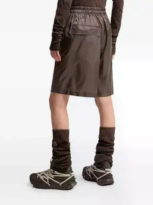 Moncler Rick Owens Kiltshorts Skort - Brown