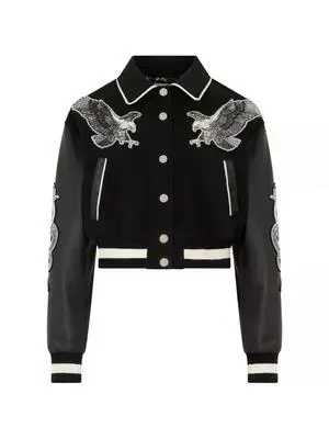 Philipp Plein Varsity Tattoo Strass Jacket