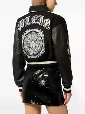 Philipp Plein Varsity Tattoo Strass Jacket