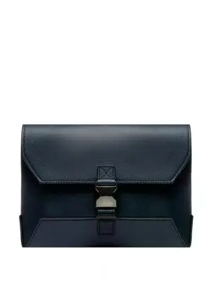 LANCEL Milo Buckle Messenger Bag - Blue
