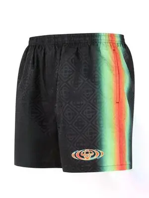 Casablanca Monogram Swimming Shorts - Black