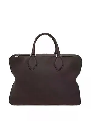 FERRAGAMO Leather Tote Bag - Brown