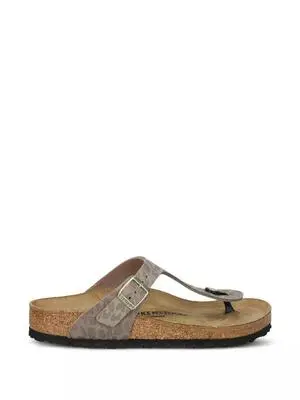 BIRKENSTOCK Gizeh Leo-pattern Flip-flops