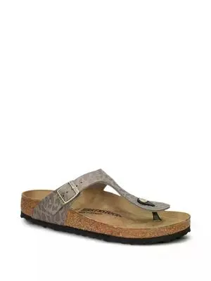 BIRKENSTOCK Gizeh Leo-pattern Flip-flops