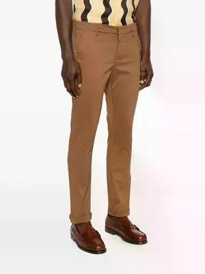 DONDUP Cuffed Trousers - Brown