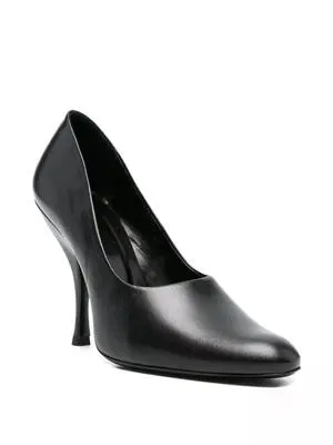 JUDE Date Leather Pumps - Black