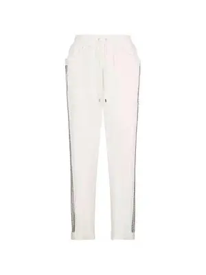 Liu Jo Rhinestone Drawstring Track Pants