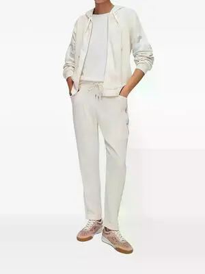 Liu Jo Rhinestone Drawstring Track Pants
