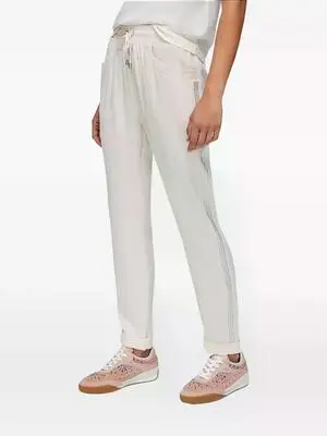 Liu Jo Rhinestone Drawstring Track Pants
