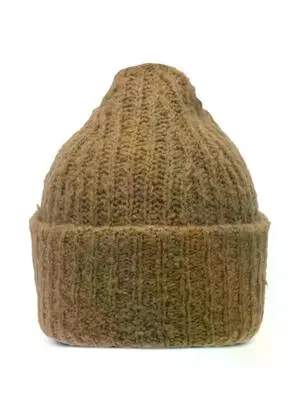Guest In Residence Ribbed Beanie - Brown